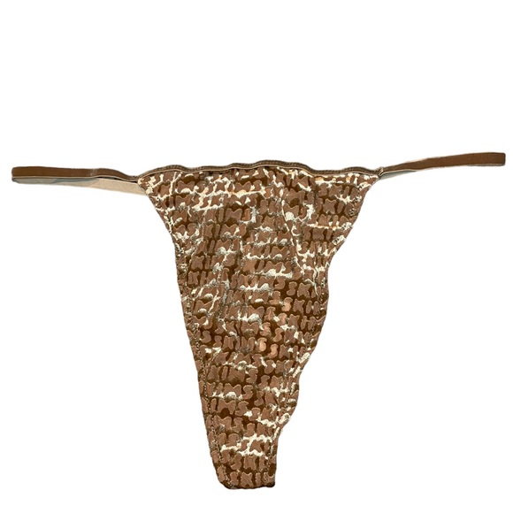 SKIMS | Intimates & Sleepwear | Skims Velour Logo G String In Chai ...